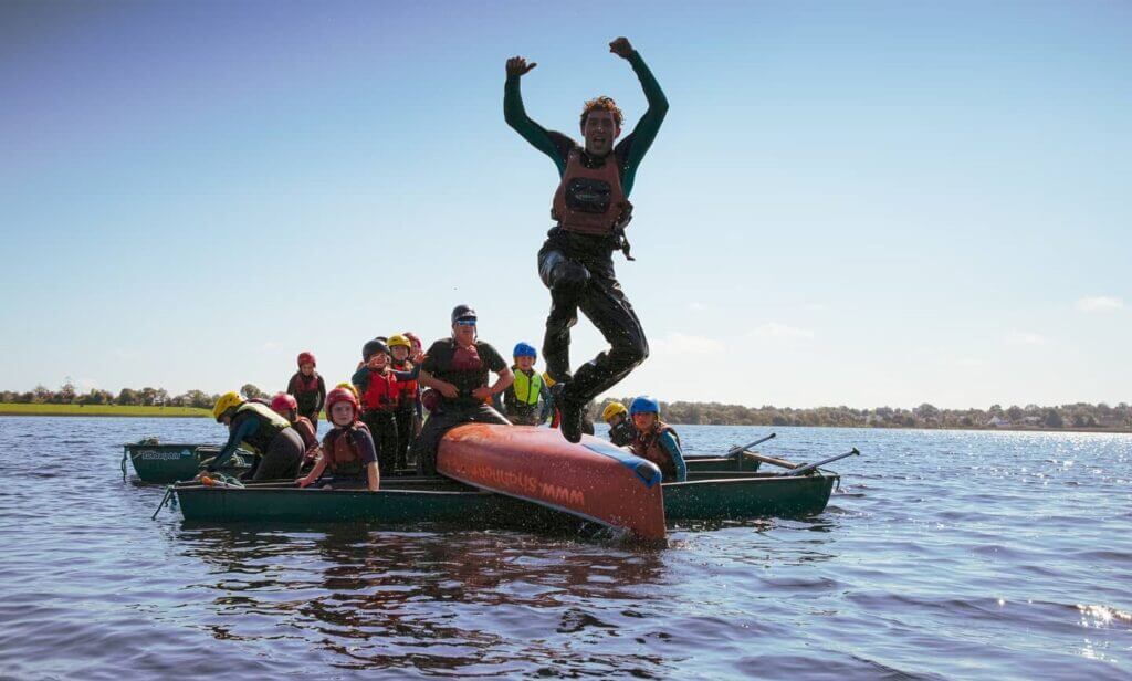 Pier Jumping - Shannon River Adventure Centre